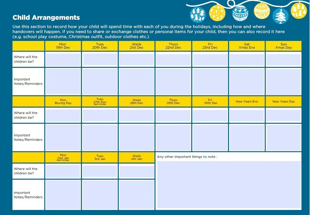 Christmas Advice For Divorce | National Family Mediation